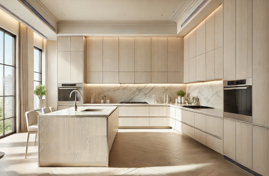 Misty Oak Flat Euro-Style Cabinet